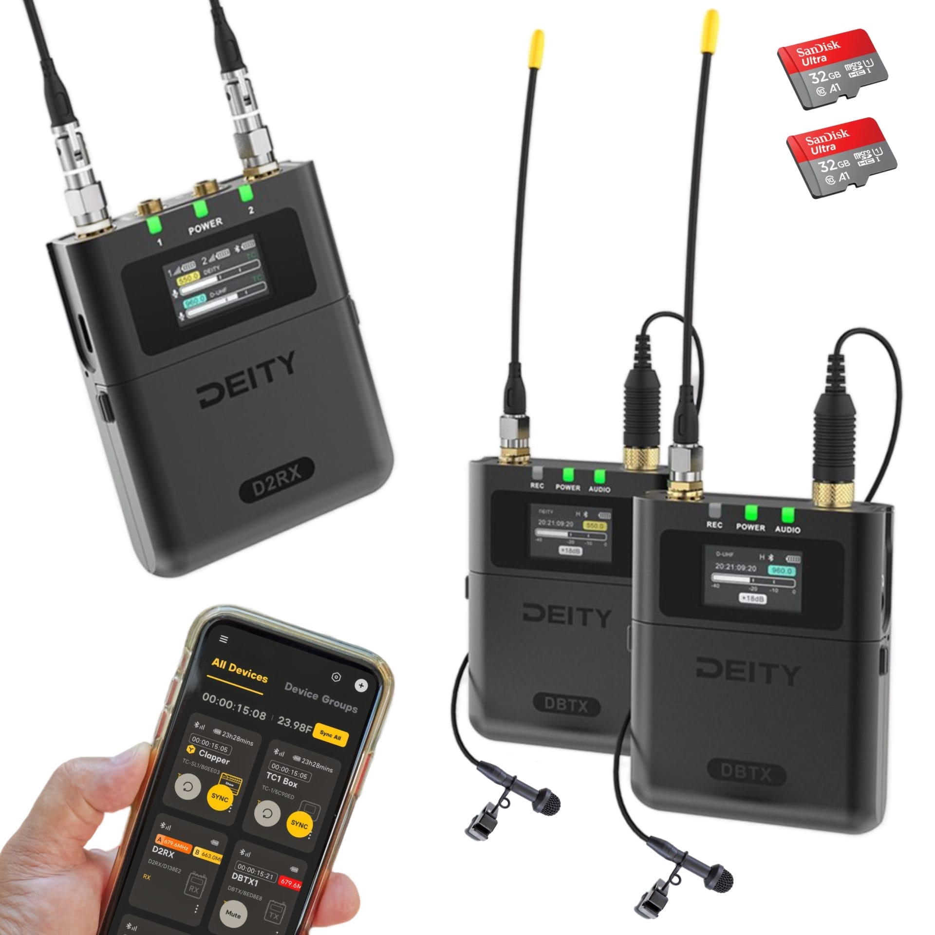 Deity Theos 2 Channel Digital Wireless Microphone System – Frank Gear