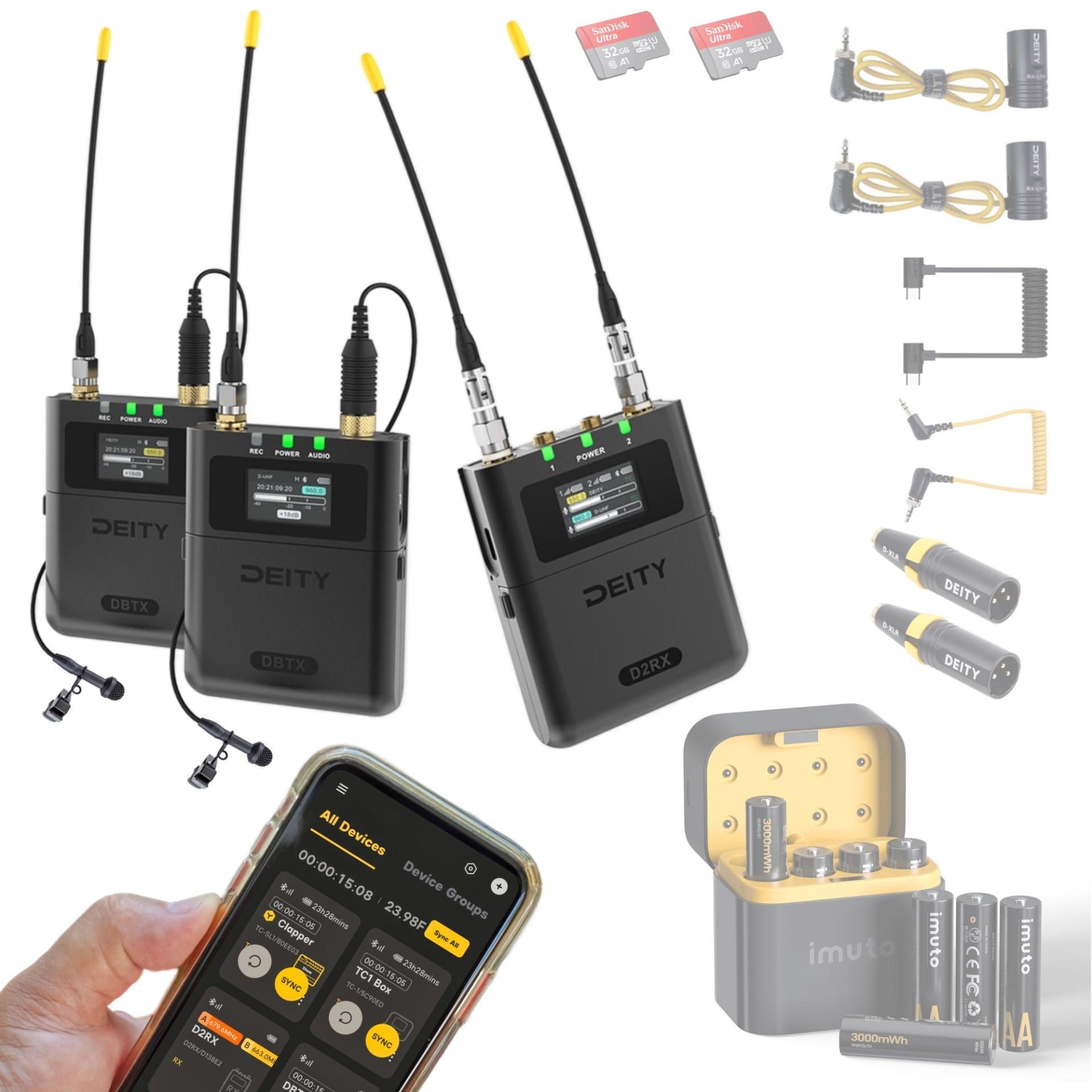 Deity Theos 2 Channel Digital Wireless Microphone System – Frank Gear